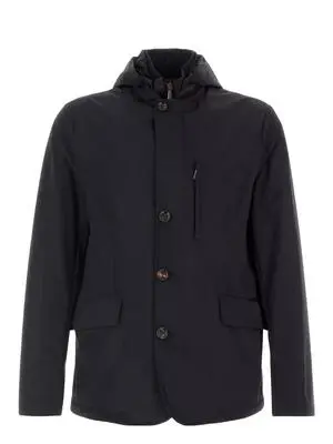 MOORER Ranieri Hooded Jacket - Blue