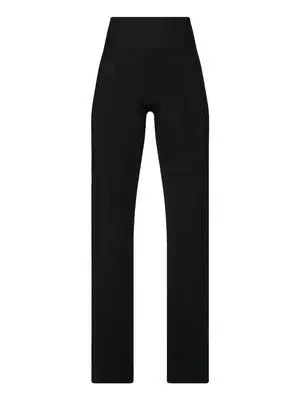 On Flared Stretch Leggings - Black