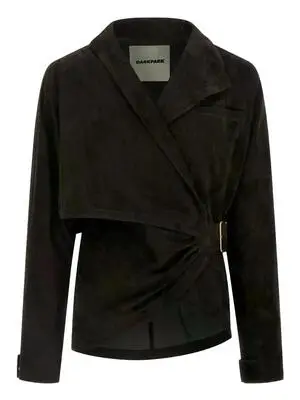DARKPARK Suede Contour Jacket - Brown