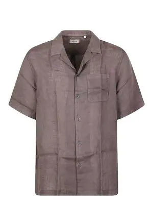 Altea Short-sleeved Camp-collar Shirt - Grey