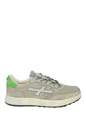Premiata Logo Lace-up Sneakers - Grey