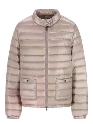 Herno Quilted Zip-Up Jacket Brown
