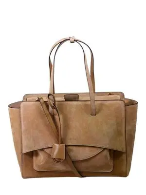 HIDESINS Flap Tote Bag - Brown