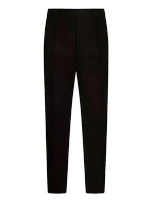 Zegna Pleated Trousers - Black