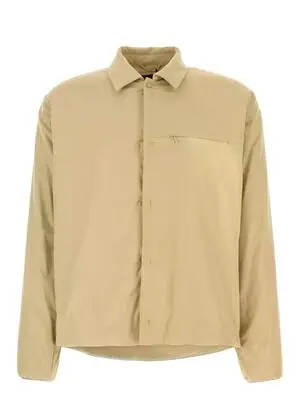 Herno Button-Fastening Padded Jacket Neutrals