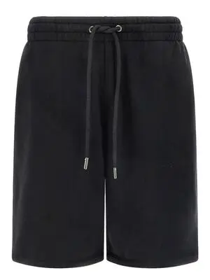 Off-White Printed Bermuda Shorts - Black