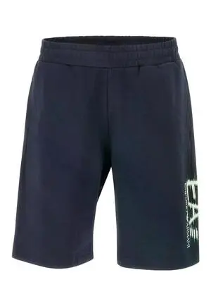 EA7 Logo-detail Shorts - Blue