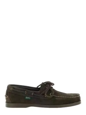 Paraboot Barth Suede Boat Shoes - Brown