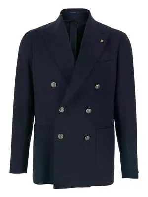Tagliatore Double-breasted Blazer - Blue