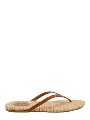 Staud Thong Strap Sandals - Brown