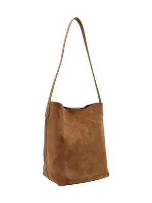 MANSUR GAVRIEL Smooth Leather Shoulder Bag Brown