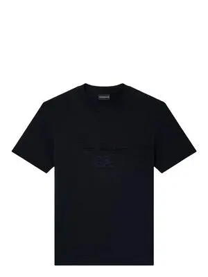 Emporio Armani Logo Crew-neck T-shirt - Blue