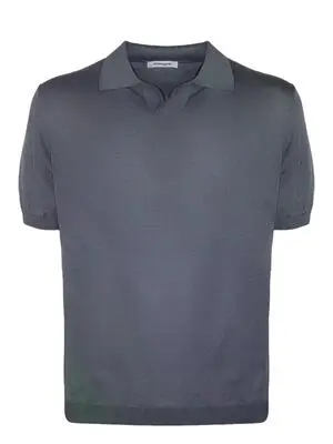 KANGRA Short-sleeve Polo Shirt Grey