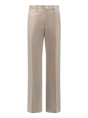 Tagliatore Welt Pockets Virgin Wool Trousers Neutrals