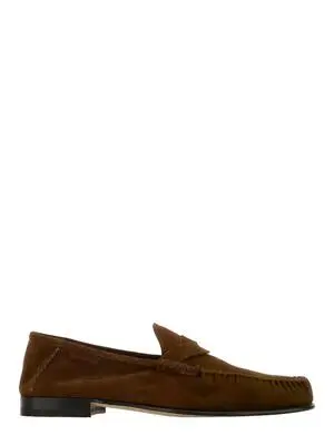 TOM FORD Suede Loafers - Brown