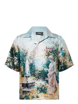Amiri Chateau Fountain Printed Silk Shirt - Multi