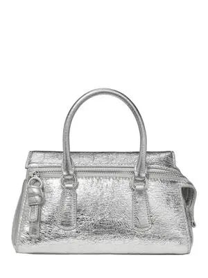Kate Spade New York Bond Crinkle Leather Mini Handbag - Silver