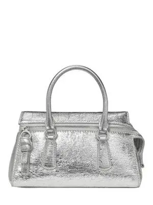 Kate Spade New York Bond Crinkle Leather Mini Handbag Silver