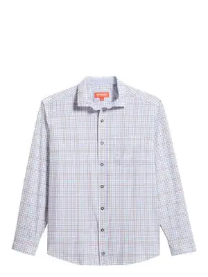 JOHNSTON & MURPHY Xc Motion Performance Knit Button-up Shirt
