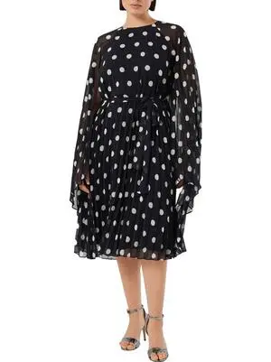 Marina Rinaldi Georgette Midi Dress - Ultramarine