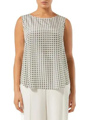Marina Rinaldi Fauna Silk Shell - Ivory