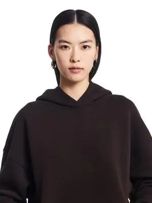 NINETY PERCENT Organic Cotton Hoodie - Bitter Chocolate