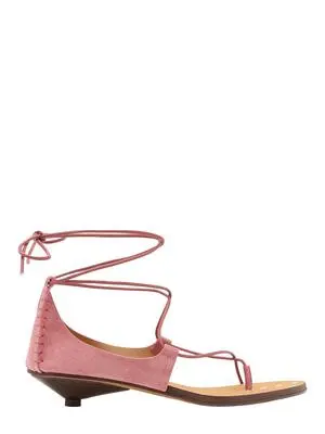 Ulla Johnson Aves Kitten Heel Sandal - Fig