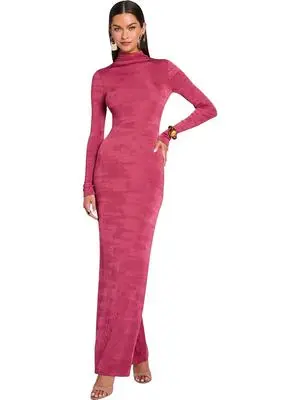 SEROYA Kim Maxi Dress - Sangria