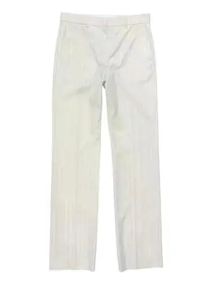 Acne Studios Wool Pinstripe Trousers - Neutrals