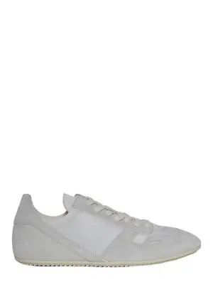 Rick Owens Minimal Low Top Sneakers - White