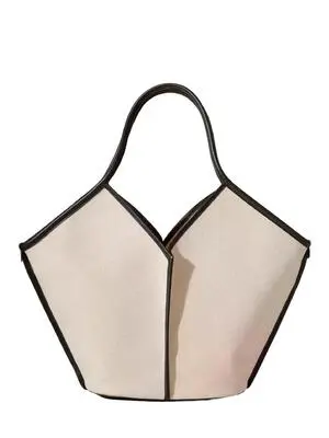 Hereu Callela Cotton Shoulder Bag - Neutrals