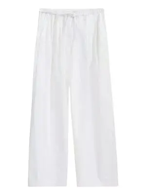 3.1 Phillip Lim Drawstring Wide-leg Trousers - White
