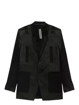 Rick Owens Concordian Blazer - Black