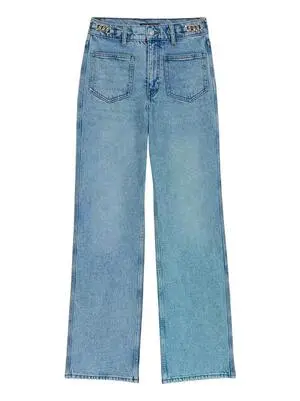 Maje Flared Jeans - Blue
