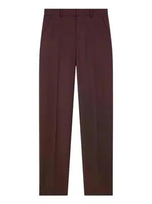 THE FRANKIE SHOP Belt Loops Trousers Red