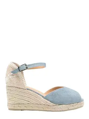 CastaÑer Bianca Wedge Espadrilles - Blue