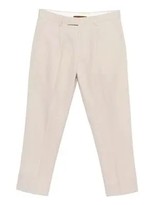 Zegna Buttoned Trousers - Neutrals