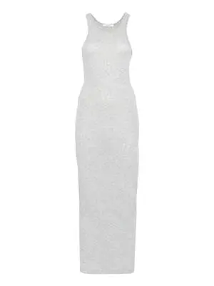 ENTIRE STUDIOS Crew-Neck Tank Maxi Dress Grey