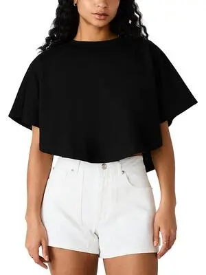 Steve Madden Callum Knit Top - Black