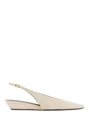 GIUSEPPE ZANOTTI Virginia Slingback Ballet Flats - White