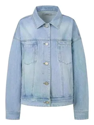STUDIO TOMBOY Buttoned Denim Jacket - Blue