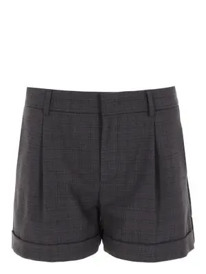 Moschino Shorts With Logo Ribbon - Grey