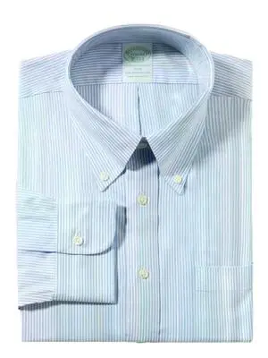 Brooks Brothers Button-fastening Striped Shirt - Blue