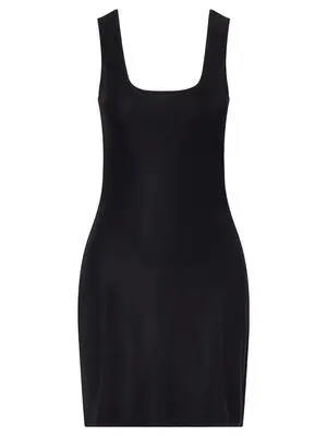 Saint Laurent Stretch-jersey Mini Dress - Black
