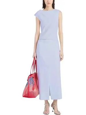 Proenza Schouler Damea Midi Dress - Blue