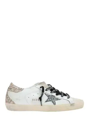 GOLDEN GOOSE Superstar Glitter-star Sneakers - Neutrals