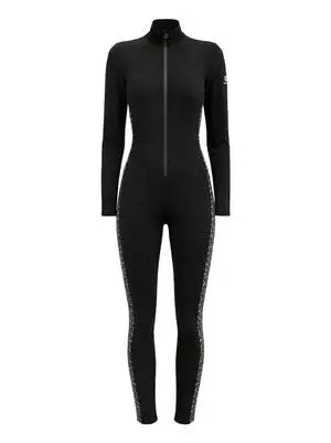 NEWLAND Leopard-print Jumpsuit - Black