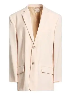 TOD'S Virgin Wool Single-breasted Blazer - Beige