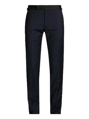 Dunhill Pants Size Wool, Mohair Wool - Midnight Blue
