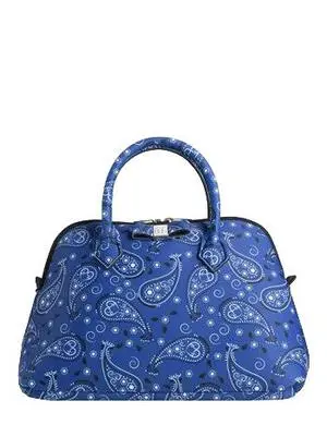 Save My Bag SAVE MY BAG Paisley-Print Scuba Tote Blue